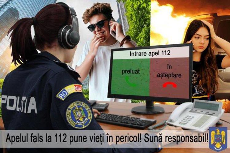 Apelul fals la 112 pune vieți în pericol. Campanie de prevenire a ...